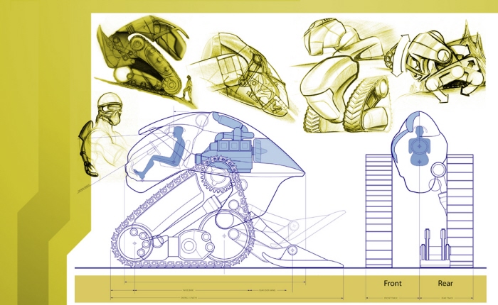Earth Moving Machines by Loran Dyson at Coroflot.com