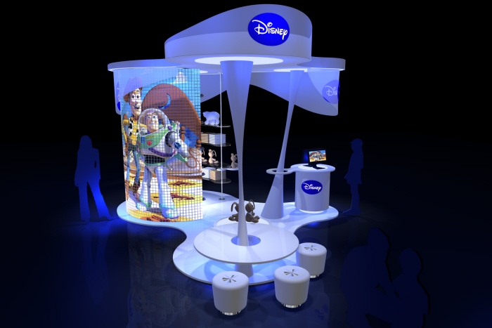 Disney - Kiosk design by Theodore Nguyen at Coroflot.com