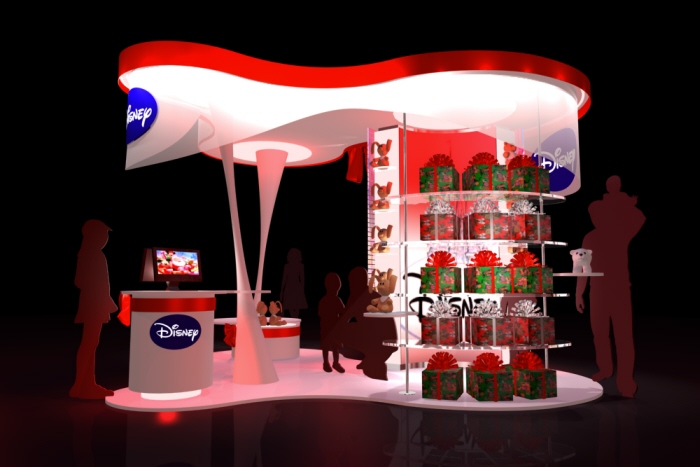 Disney - Kiosk design by Theodore Nguyen at Coroflot.com