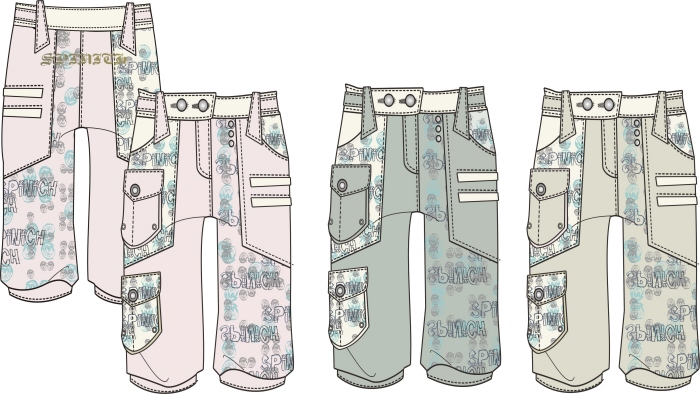 Kids Wear Tech Pack Design by Paromita Das ( Clothing Designer ) at ...