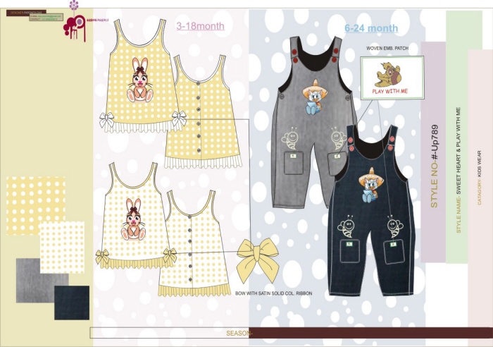 Kids Wear Tech Pack Design by Paromita Das ( Tech Pack Designer ) at ...