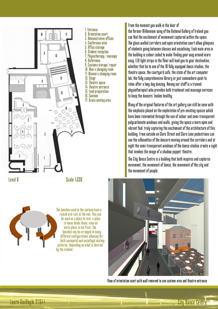 An upload by Laura Guilfoyle on Coroflot: to the project City Dance ...