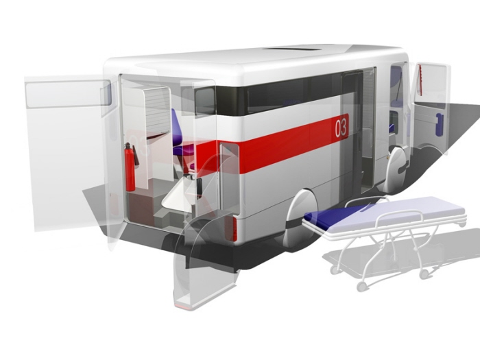 Project of Emergency van by Slava Saakyan at Coroflot.com