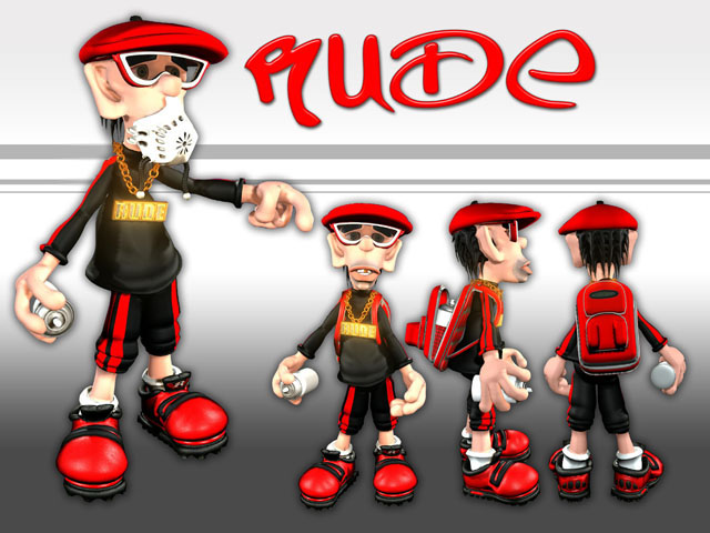 An upload by marc rudinsky on Coroflot: to the project Character Modeling