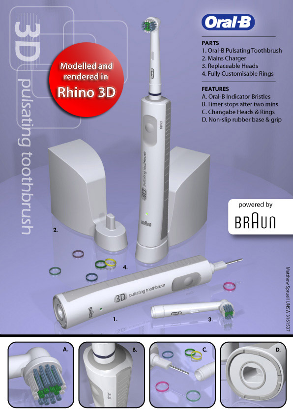 braun toothbrush by matt spruell at Coroflot.com