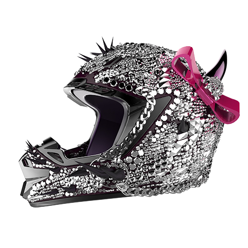 3d motorcycle crystal helmet by Vladimir Nikolic at Coroflot.com