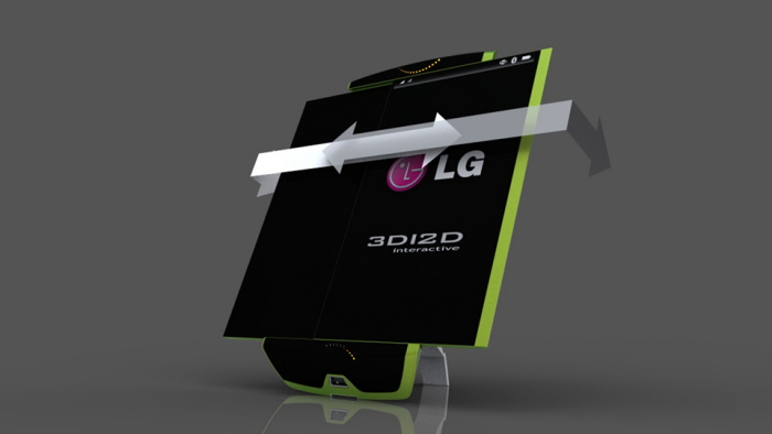 LG 3D mobile phone by Petr Kubík at Coroflot.com