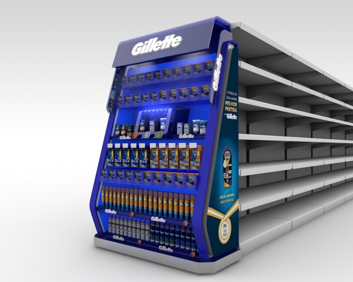 Gillette - POS by Pedro Alves at Coroflot.com