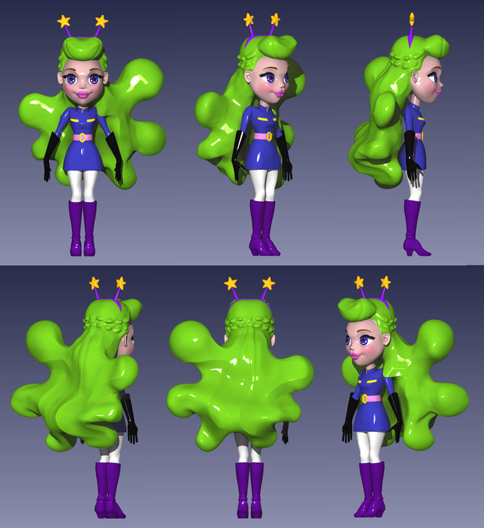3D Modeling - Toy Character Concept by Sonya Park at Coroflot.com