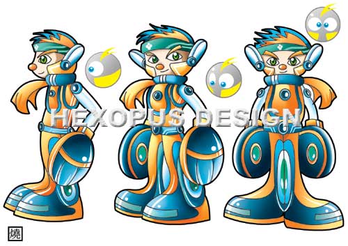 Character Design by Hexopus Hexopus at Coroflot.com