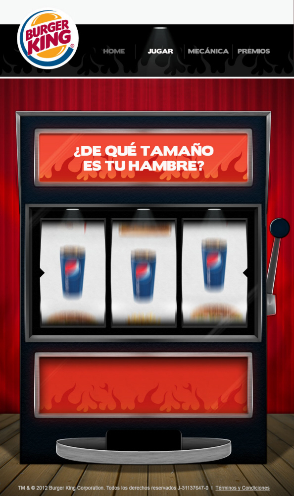 Burger King - Slot Machine by Daniel Coelho at Coroflot.com