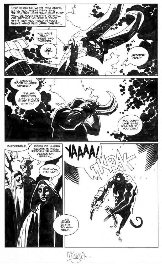 Hellboy Lettering by Patrick Brosseau at Coroflot.com