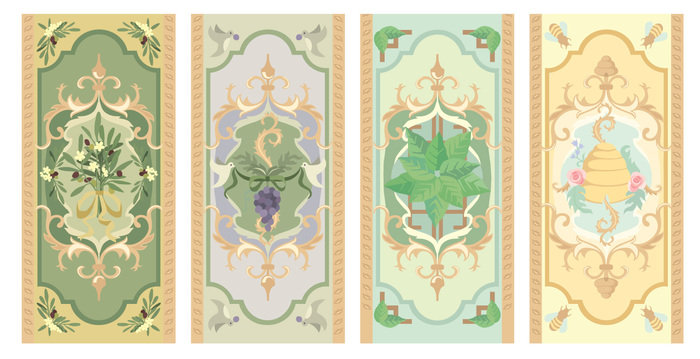 Doux French Soaps packaging by Diane Benjamin at Coroflot.com