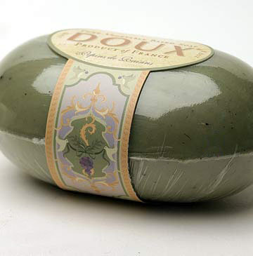Doux French Soaps packaging by Diane Benjamin at Coroflot.com