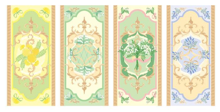 Doux French Soaps packaging by Diane Benjamin at Coroflot.com