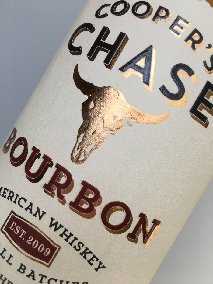 Cooper's Chase Distillery vodka and bourbon labels by Diane Benjamin at ...