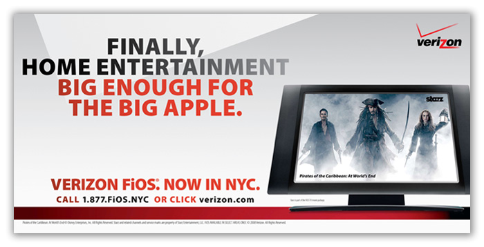 Print Production: Verizon (OOH) by Ricardo Cordoba at Coroflot.com