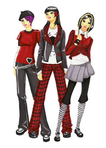 Fashion Illustration by Helen Shih at Coroflot.com