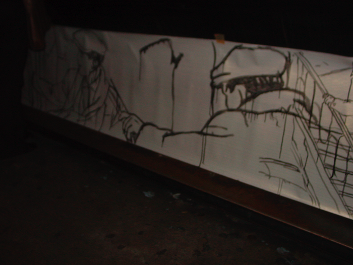 "Lover's Fuga" Drawing @ Cicchetteria KunstHaus Merano (I) by pm00 paul ...