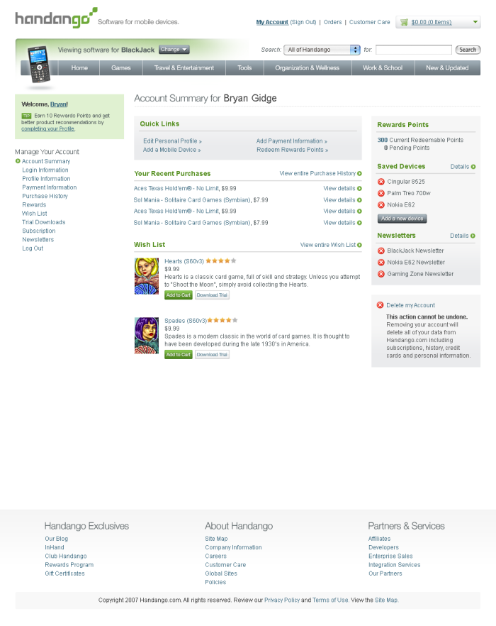 Handango by Jared Christensen at Coroflot.com