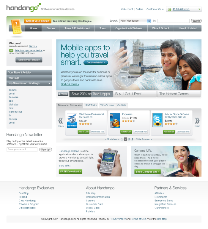 Handango by Jared Christensen at Coroflot.com