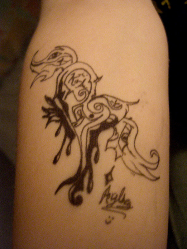 Tribal Ink Drawing by Maize Newby at Coroflot.com