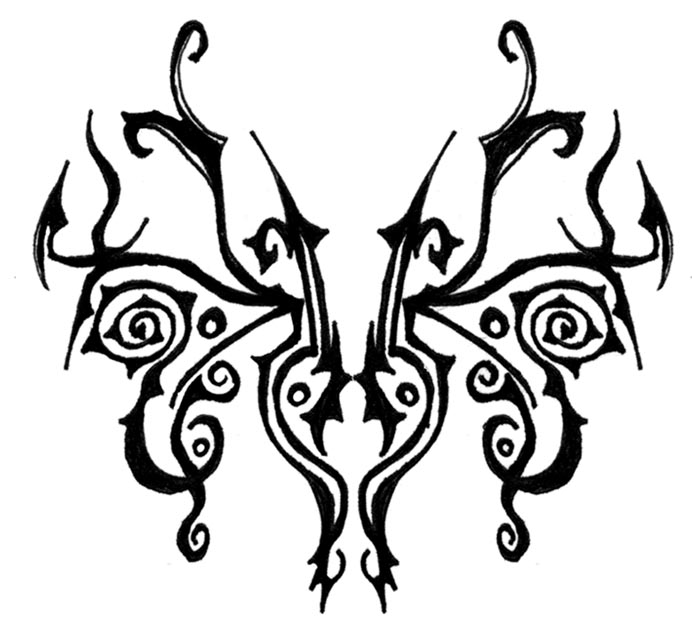 Tribal Ink Drawing by Maize Newby at Coroflot.com