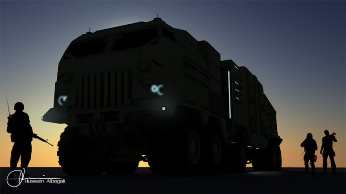 Military loader design by hussain albagali at Coroflot.com