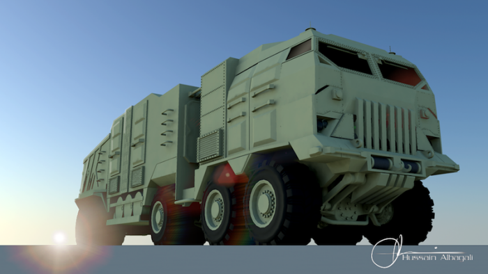 Military loader design by hussain albagali at Coroflot.com