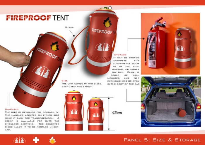 Fireproof Tent by T C at Coroflot.com