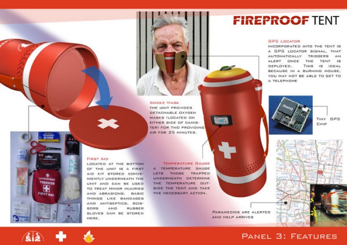 Fireproof Tent by T C at Coroflot.com