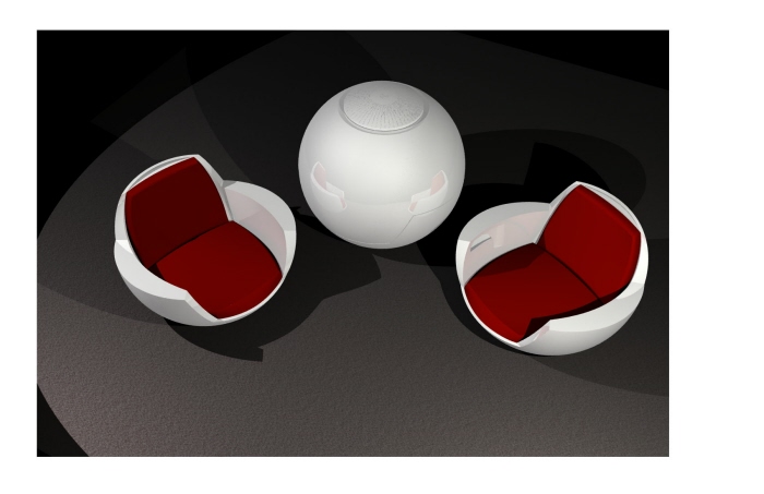 Sphere Chairs by Jordan Guelde at Coroflot.com