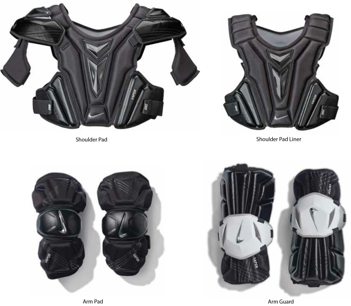 Nike Vapor Lacrosse Padding by Betsy Barnhart at Coroflot.com
