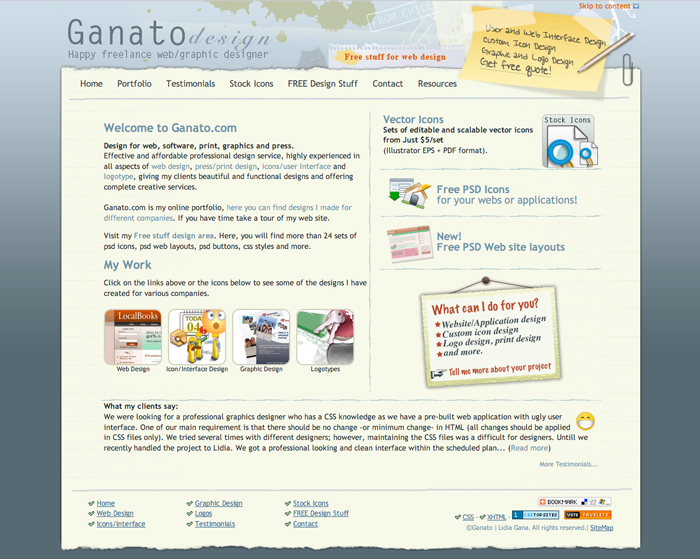 Web/Application Design by Lidia Gana at Coroflot.com