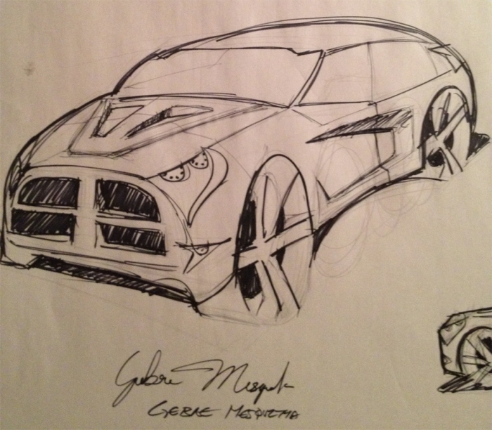 Automotive Concept Sketches by Gebre Mesquitta at Coroflot.com