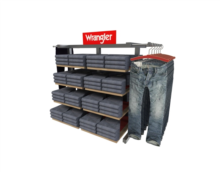 Wrangler Store Display by Benjamin Simon at Coroflot.com