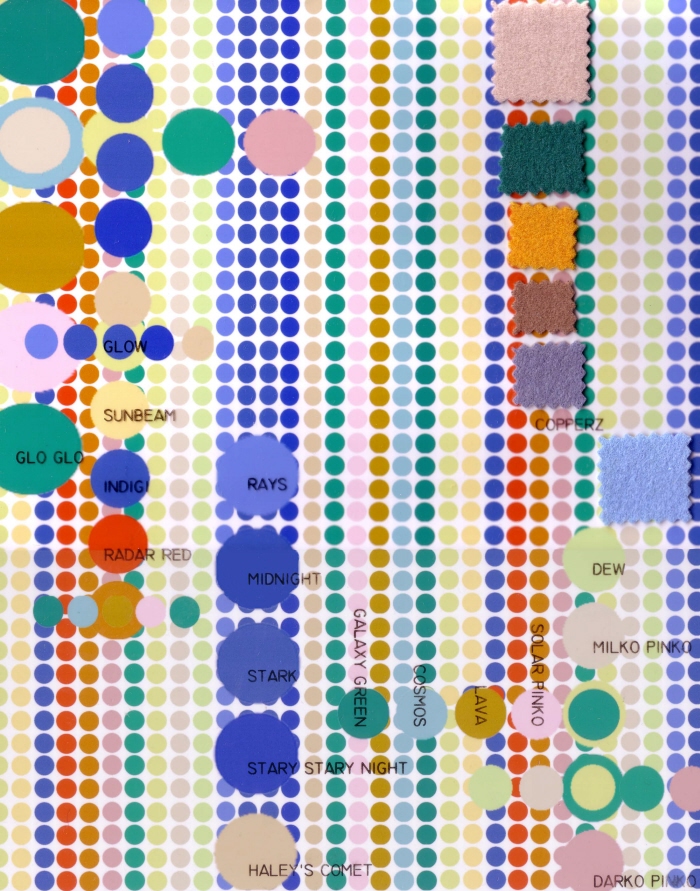 color swatch boards by jeri lacson at Coroflot.com