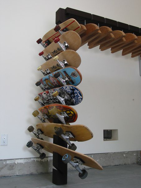 SKATEBOARD RACK by Jeff Casper at Coroflot.com