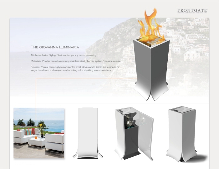 Frontgate Concept Torches by Adam Wolf at Coroflot.com