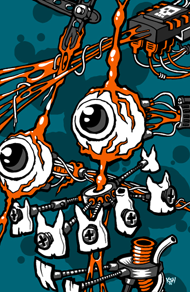 Illustration by K3N Adams at Coroflot.com