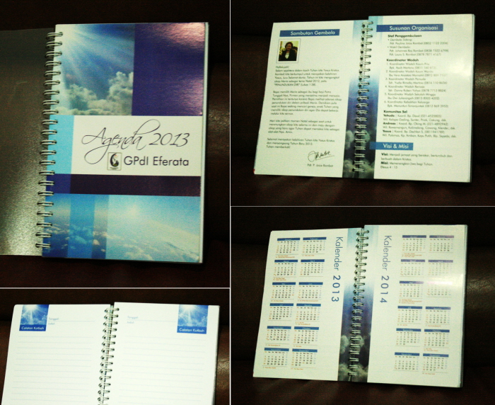 Printed book layout, invitation, agenda by Dina Tania at Coroflot.com
