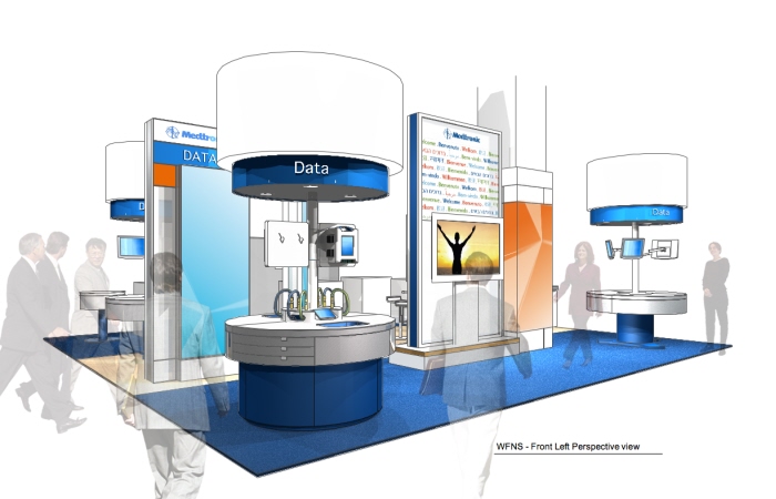 Exhibition design_Medtronic by Jyun-Jie Ciou at Coroflot.com