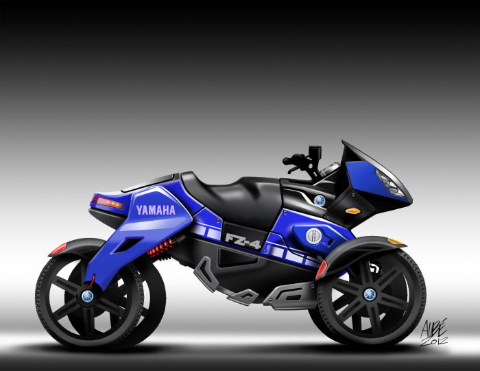 HIPPOMOBILE electric quad motorcycle by Martin Aubé at Coroflot.com