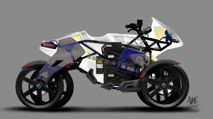 HIPPOMOBILE electric quad motorcycle by Martin Aubé at Coroflot.com