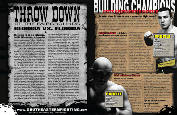 Magazine design by Andrew Underdown at Coroflot.com