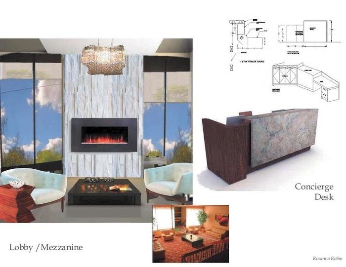 Lobby &Mezzanine Design CONDO by Rosanna Robin at Coroflot.com