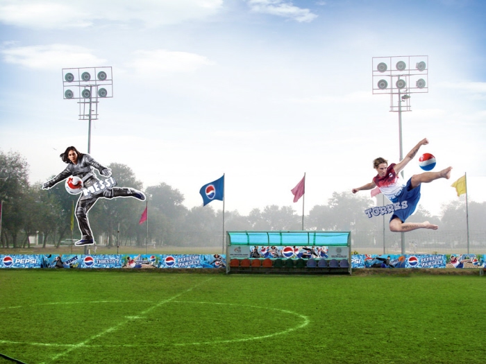 Football Stadium Branding by TaHaKhalid Pluto at Coroflot.com