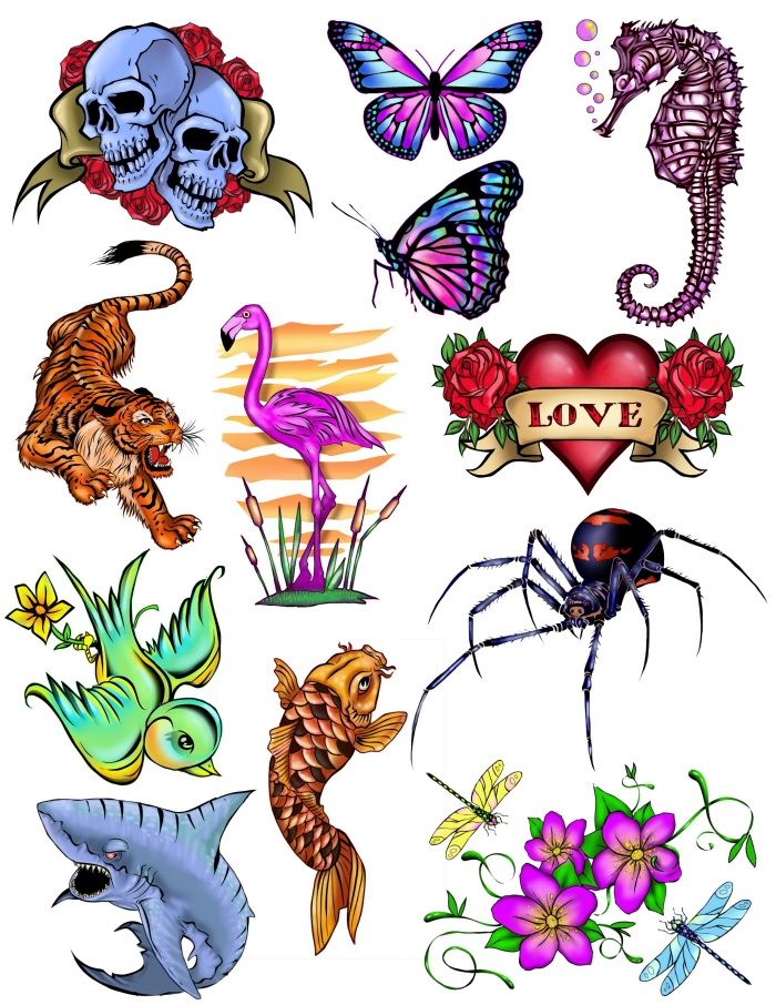 Tattoo & Sticker Designs by Graham Morgan at Coroflot.com