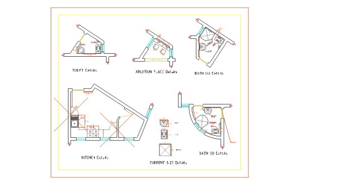 2D Working Drawings by Ahmad Akmal at Coroflot.com