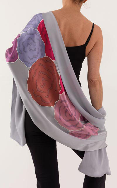 Silk Alli hand painted silks by Allison Constantine at Coroflot.com